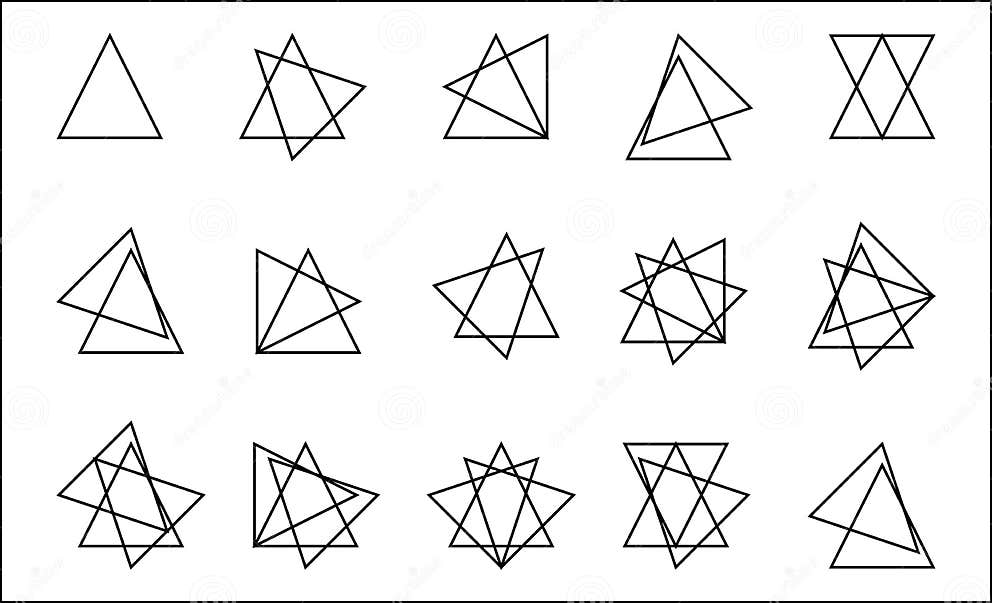 Stacked triangle stock vector. Illustration of computer - 103222986