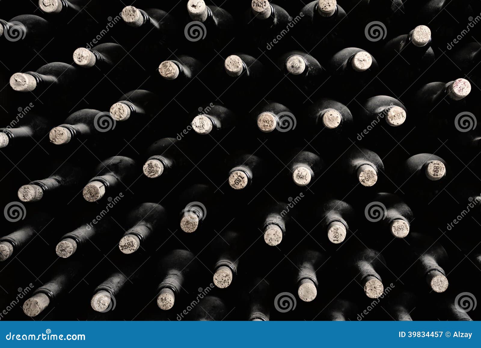Stacked up wine bottles stock image. Image of production - 39834457
