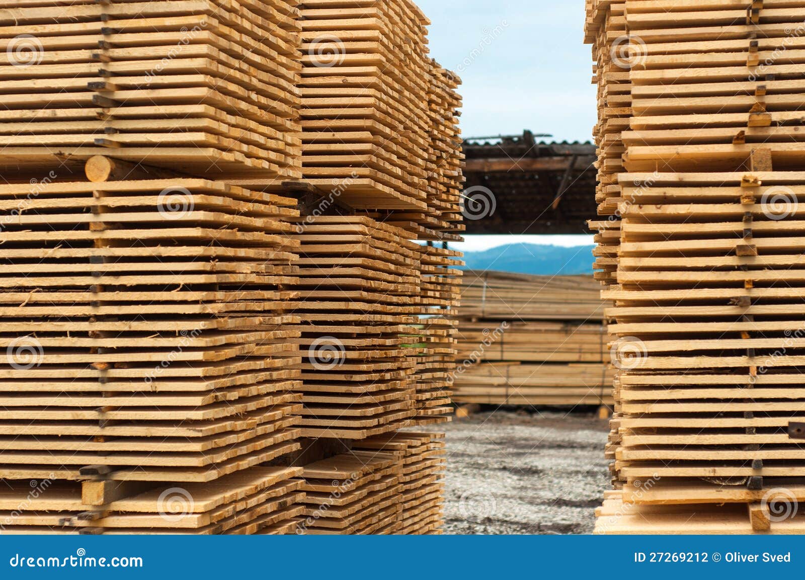 Stacked up wood stock photo. Image of construction, brown - 27269212