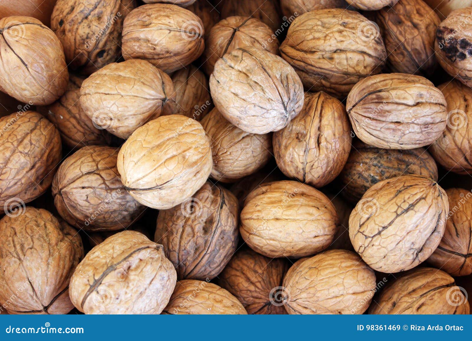 Stacked Walnuts stock image. Image of textured, brown - 98361469