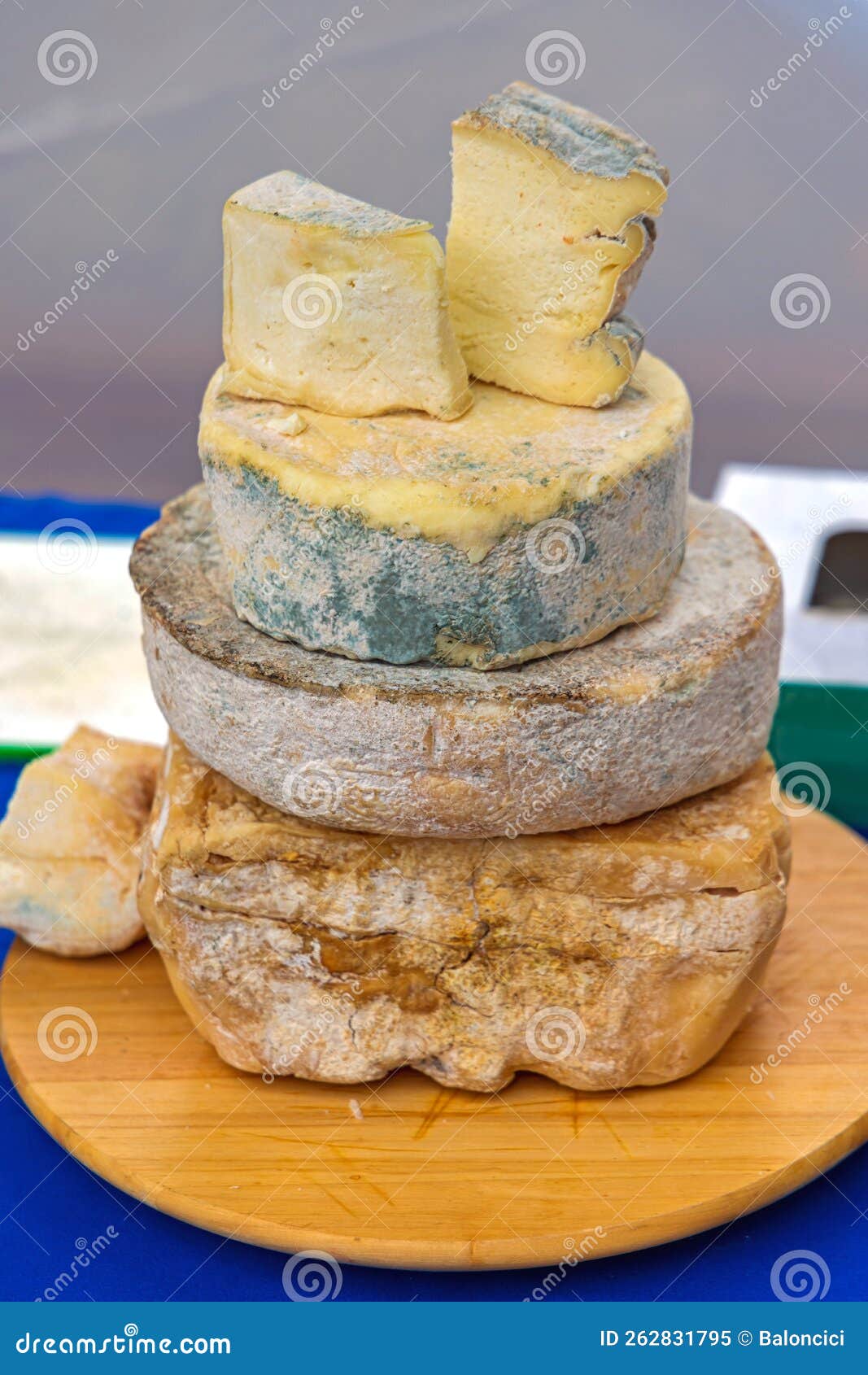 Old Cheese Wheels Stack stock image. Image of stinky - 262831795