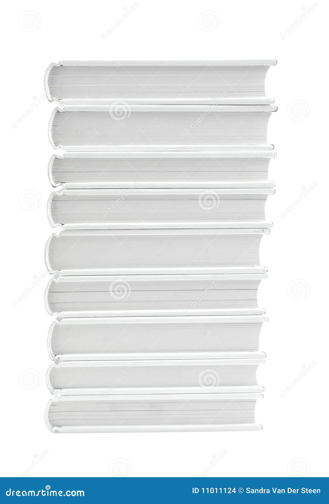 Stacked white books stock photo. Image of book, education - 11011124