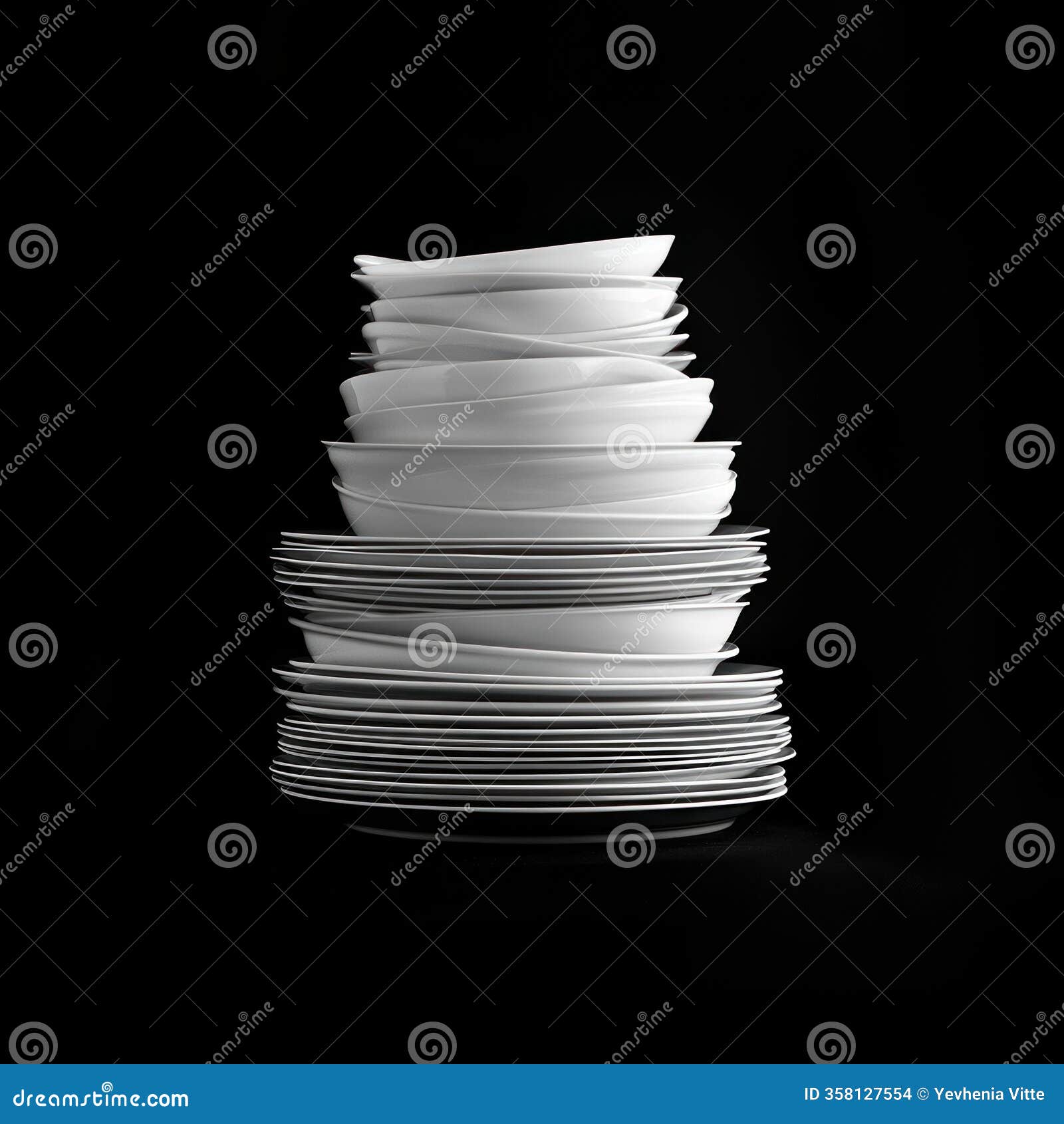 Stacked White Blocks. Upward Sloping Graph. Growth And Booming Concept ...