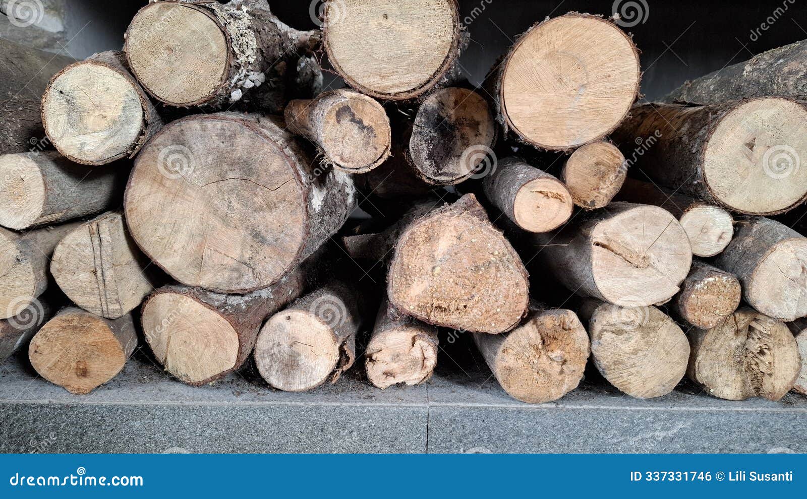 Wall of Log Wood Texture Background Stock Photo - Image of nature, tree ...