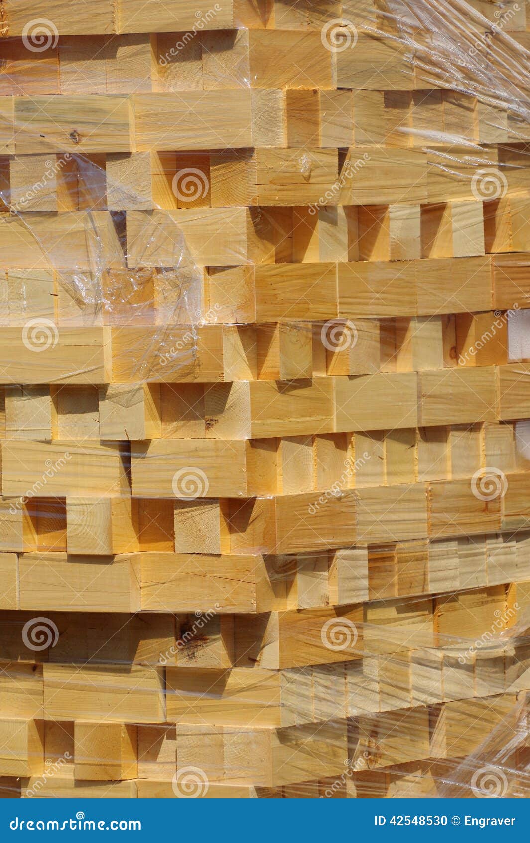 Pine Timber Wall Frames House Structure Stock Image | CartoonDealer.com ...