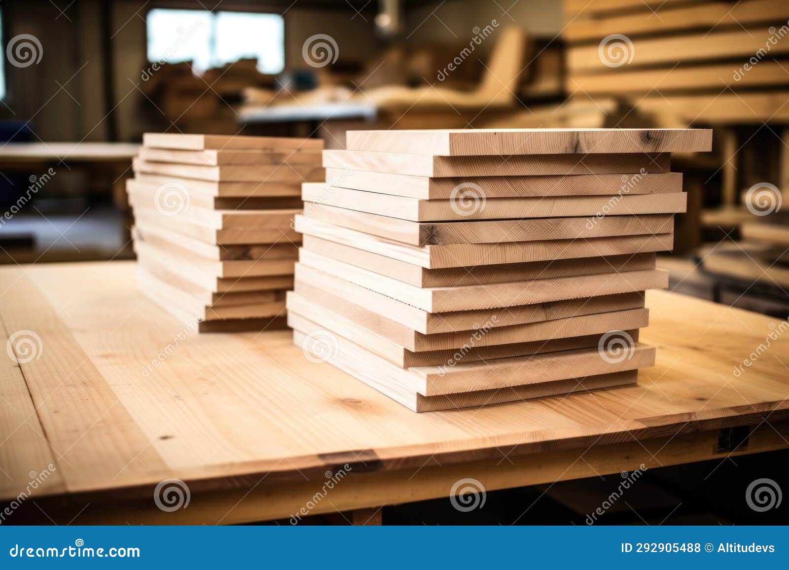 Stacked Wooden Boards Ready for a Karate Break Stock Photo - Image of ...