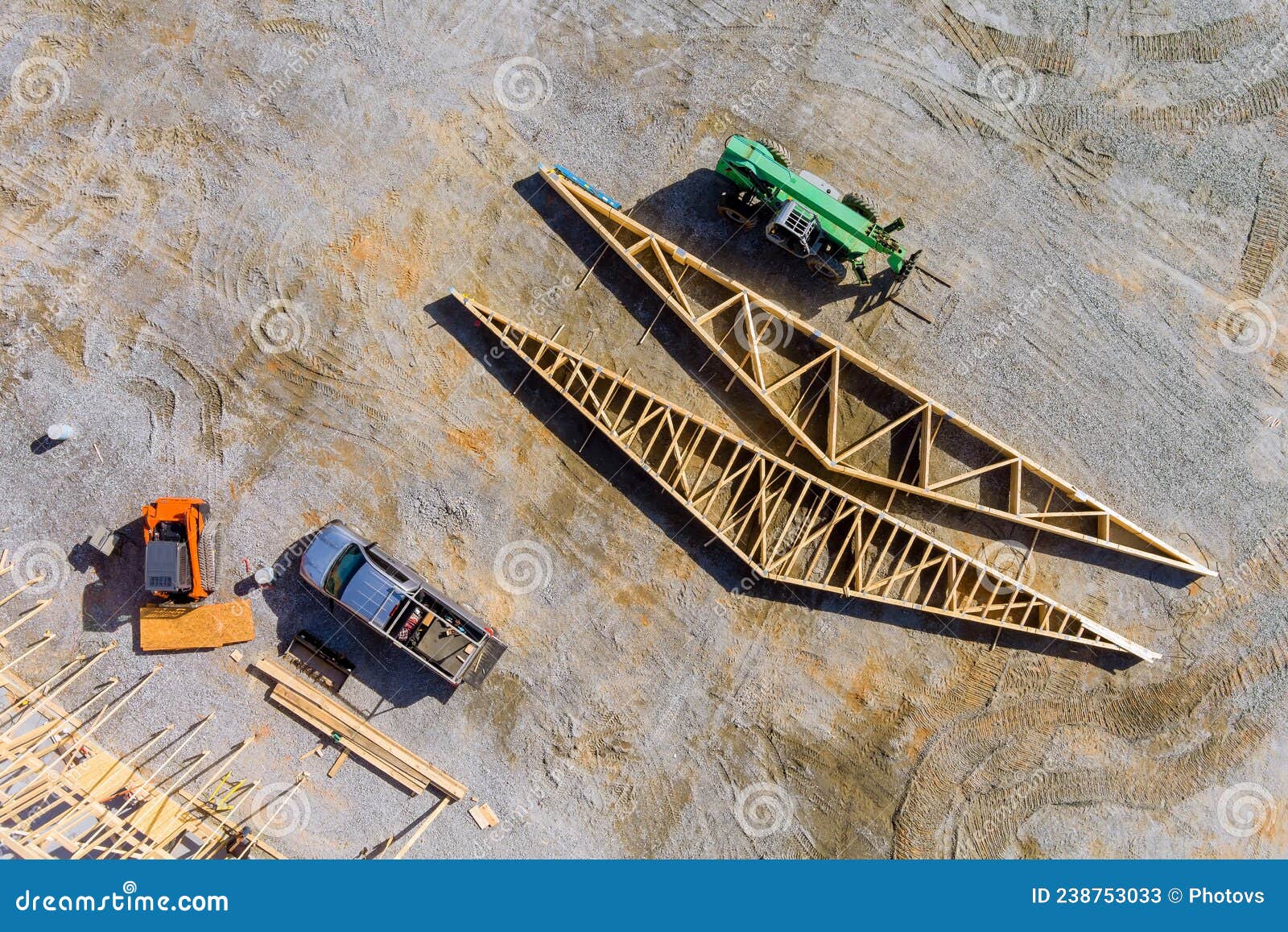 Stacked Beam Connection Building Scandinavia Stock Image ...