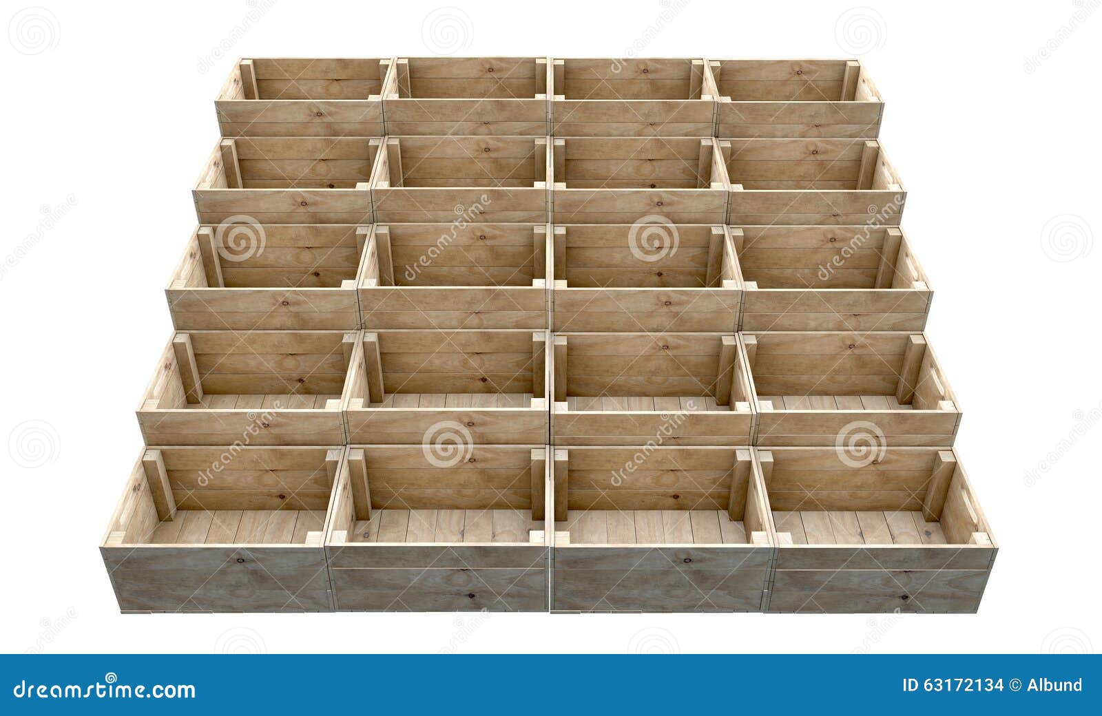Stacked Wooden Crates stock photo. Image of cargo, store - 63172134