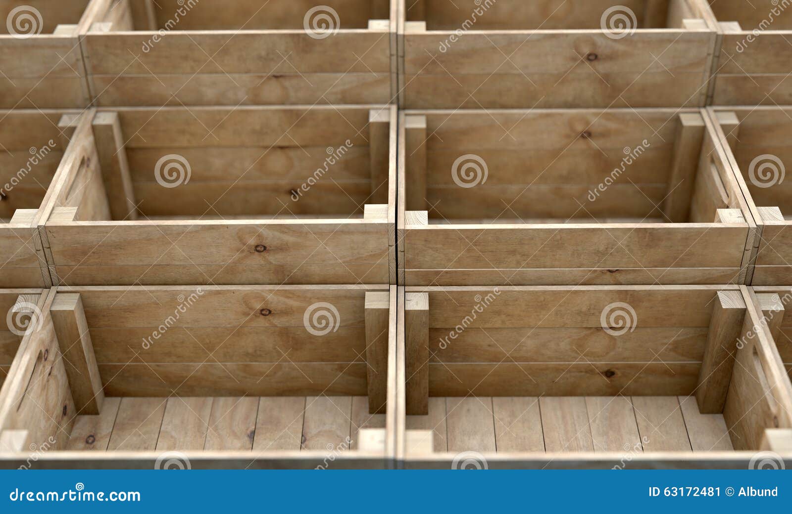 Stacked Wooden Crates stock image. Image of storage, pallet - 63172481