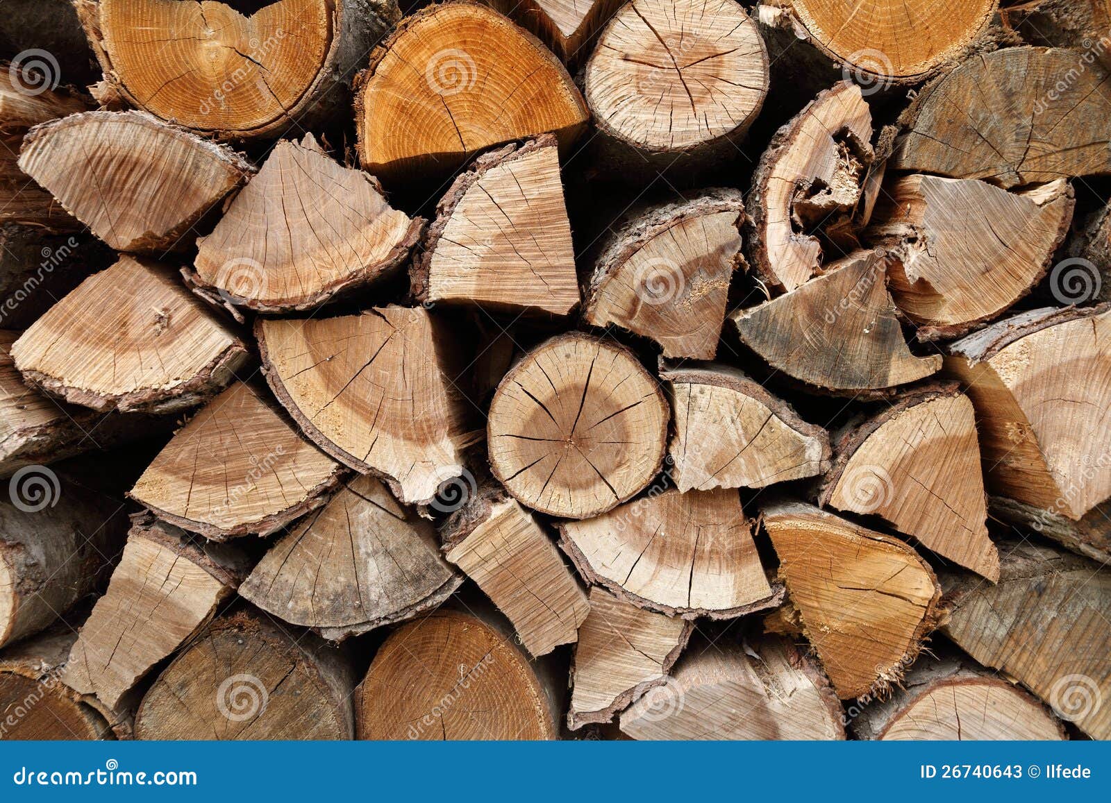 Stacked wooden logs stock image. Image of pile, brown - 26740643