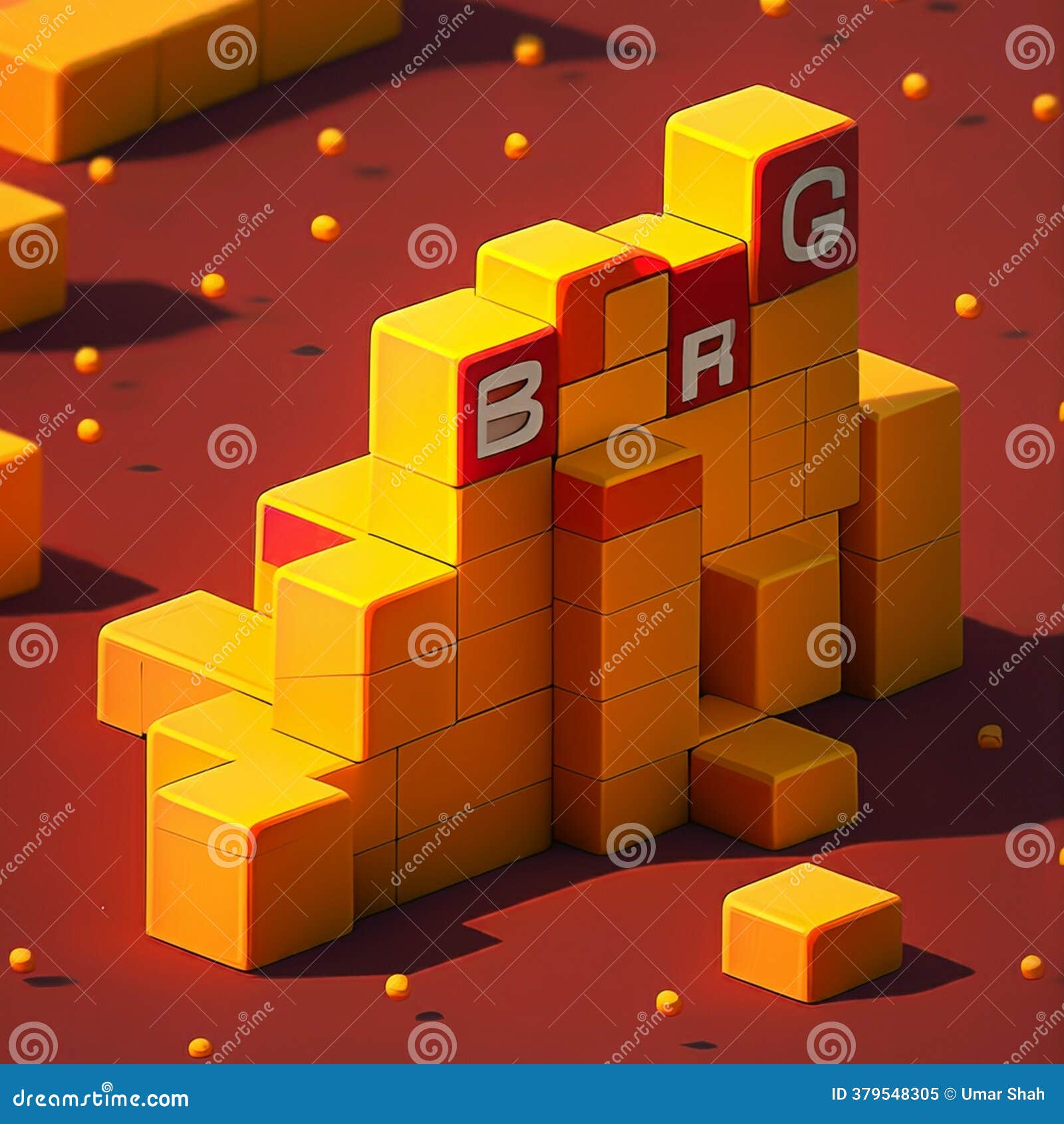 Cubes Form The Expressions DL (deep Learning) And ML (machine Learning). Royalty-Free Stock ...