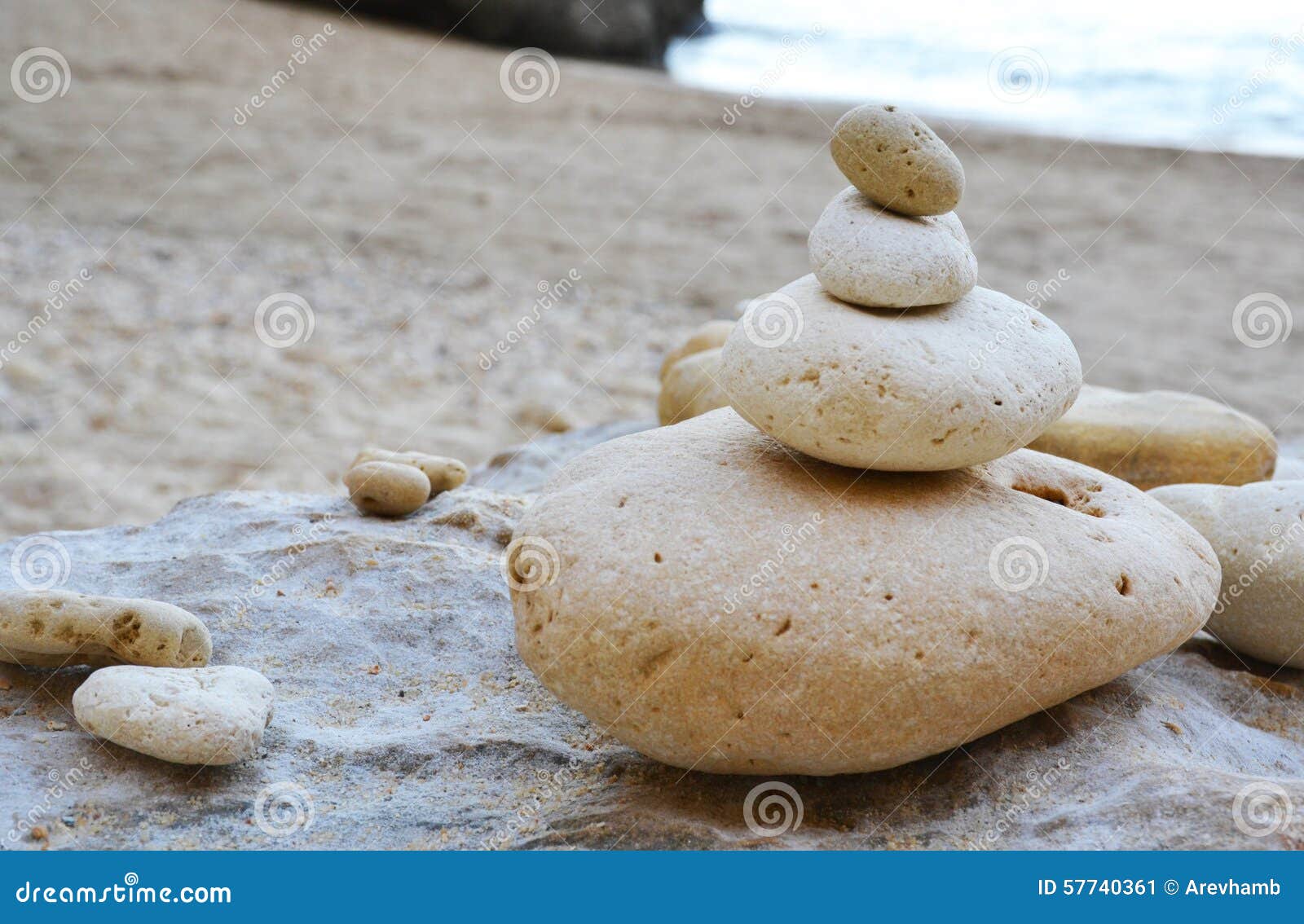 Stacked Zen stones stock image. Image of arrangement - 57740361