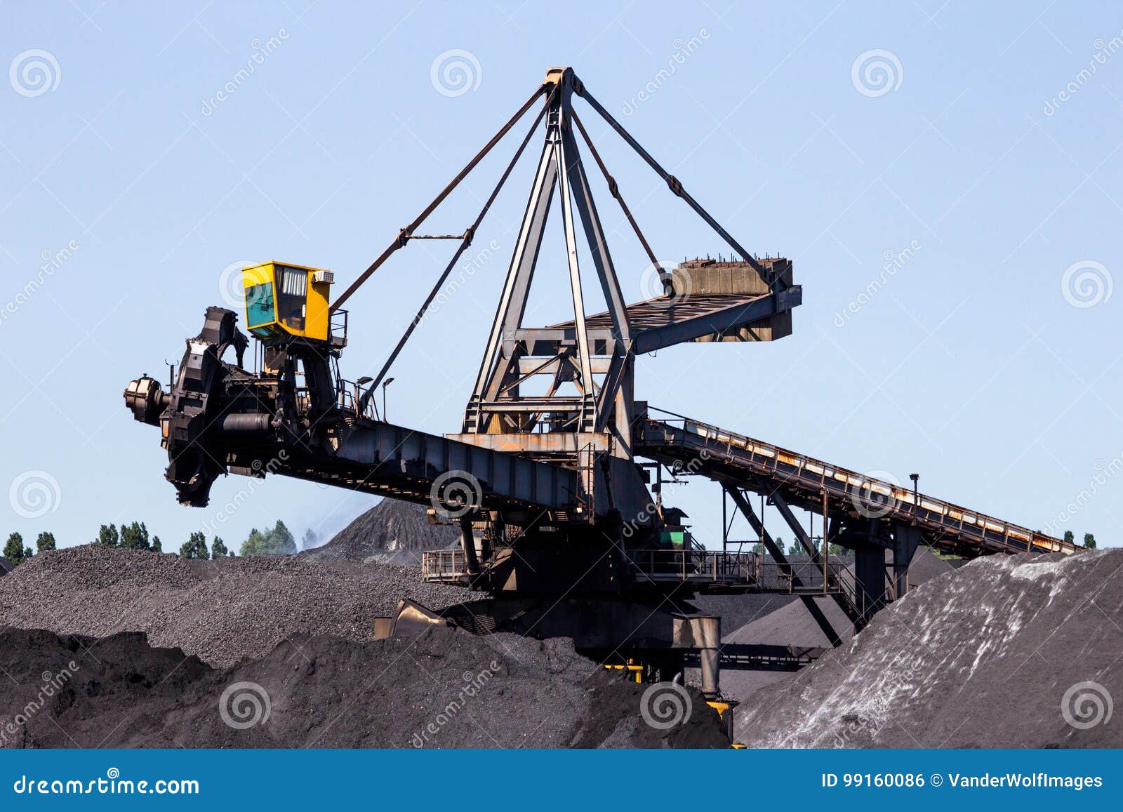 Coal mining industry stock photo. Image of antwerp, mover - 99160086