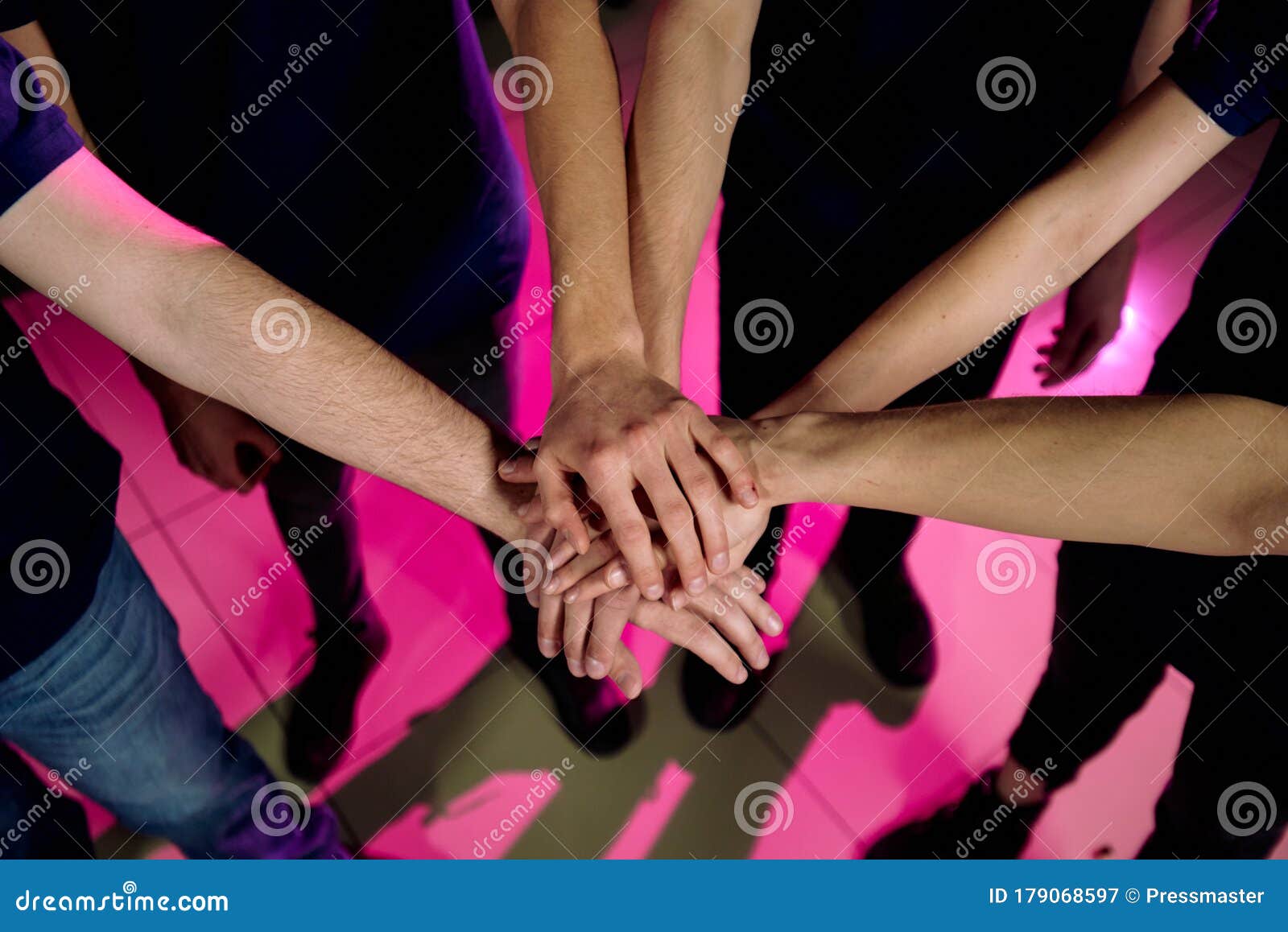 Stacking Hands As Symbol of Teamwork Stock Image - Image of friendship ...