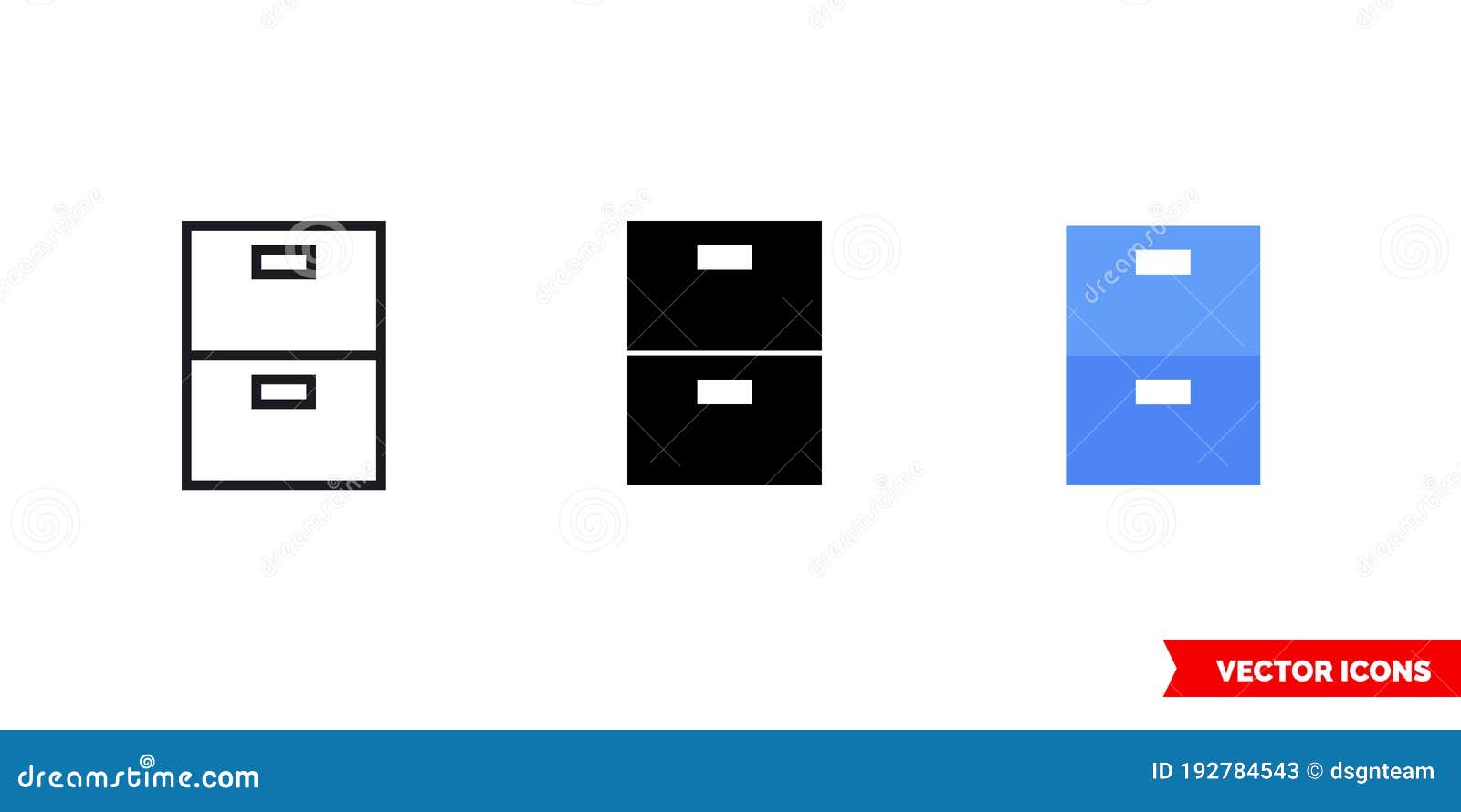 Stacking Icon of 3 Types. Isolated Vector Sign Symbol. Stock Vector ...