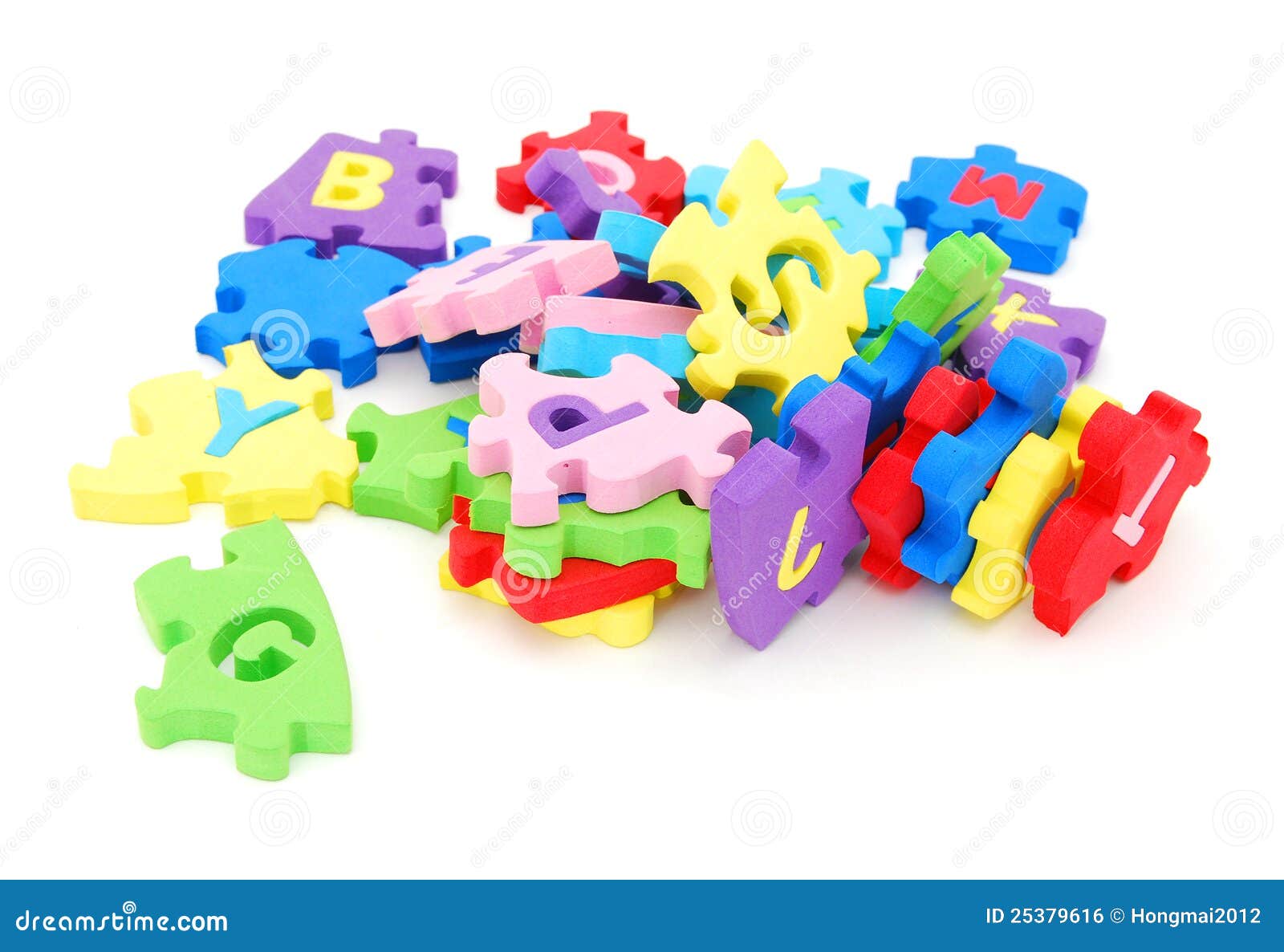 The stacking puzzle foam stock photo. Image of word, puzzle - 25379616