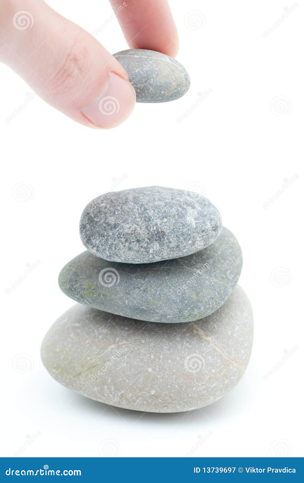 Stacking stones stock image. Image of shape, cobble, pebble - 13739697