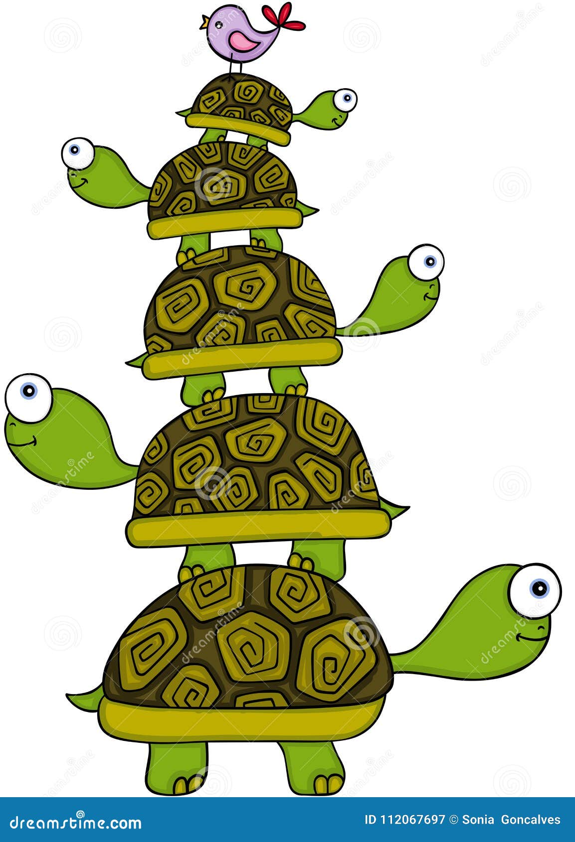Stacking Turtles Stock Illustrations – 1 Stacking Turtles Stock ...