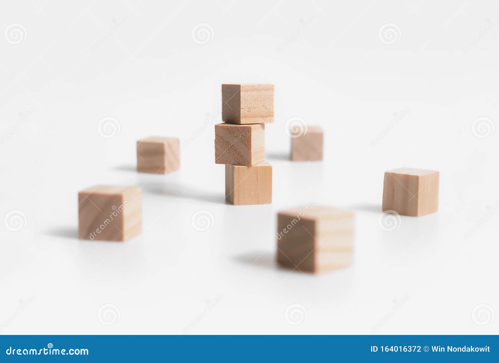 Stacking of wooden block stock photo. Image of development - 164016372