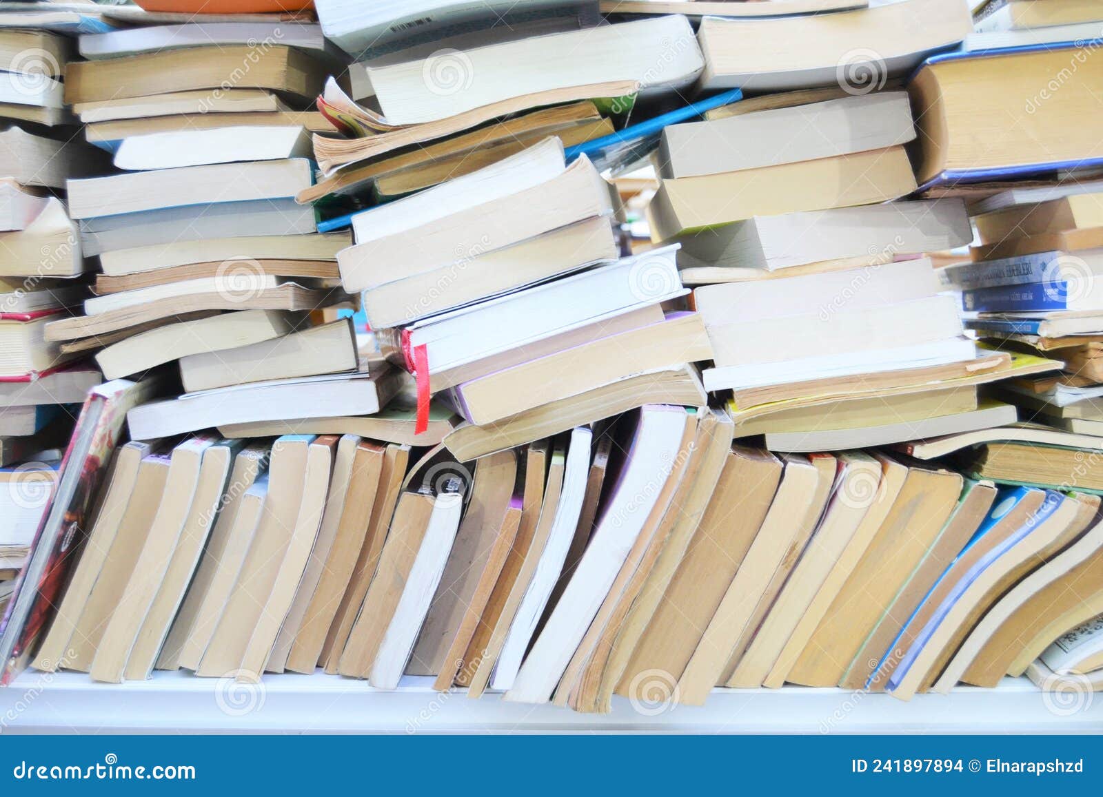 Stacks of Books Side by Side. Editorial Stock Image - Image of heaps ...