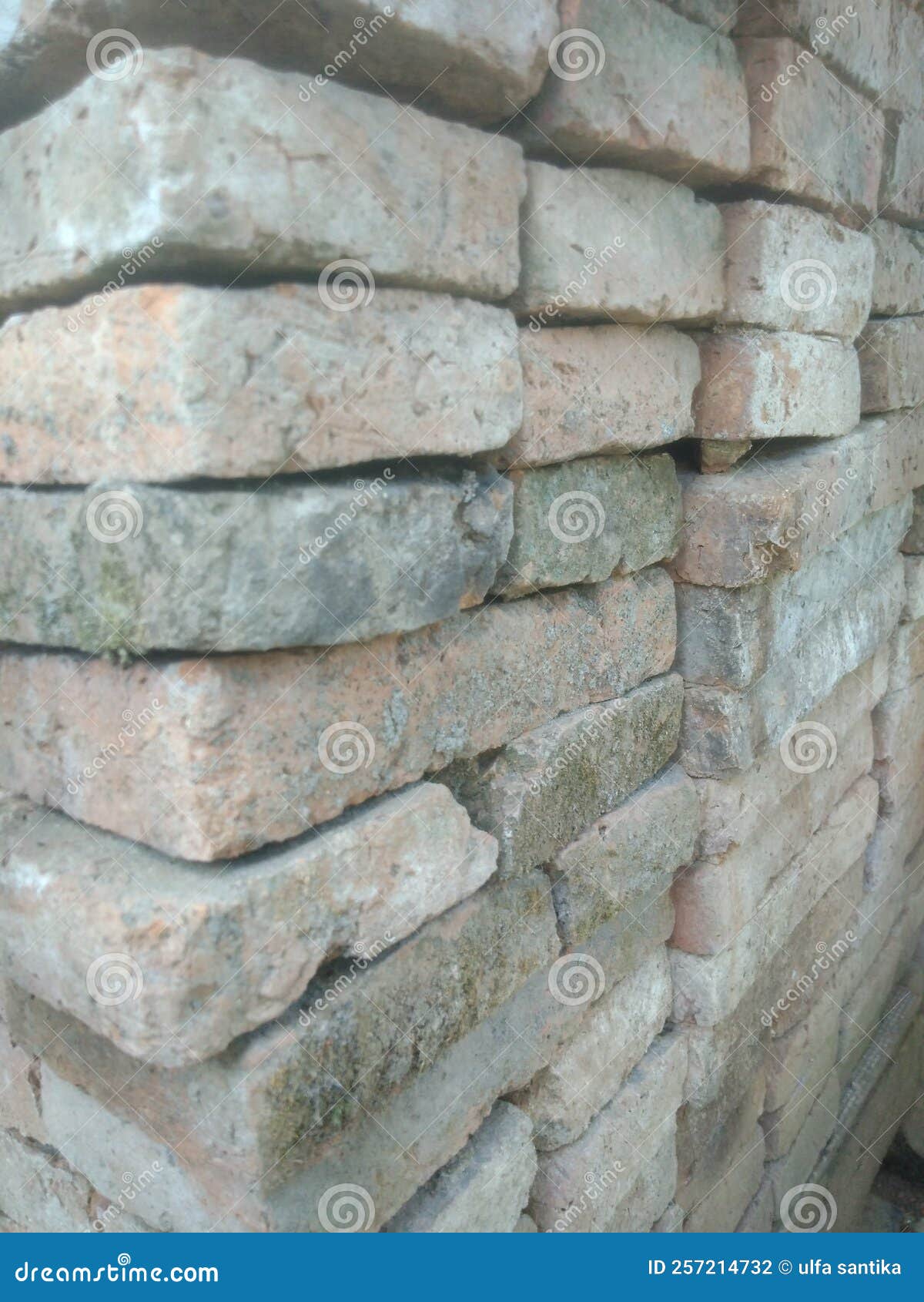 Pile of bricks stock photo. Image of brick, arranged - 257214732