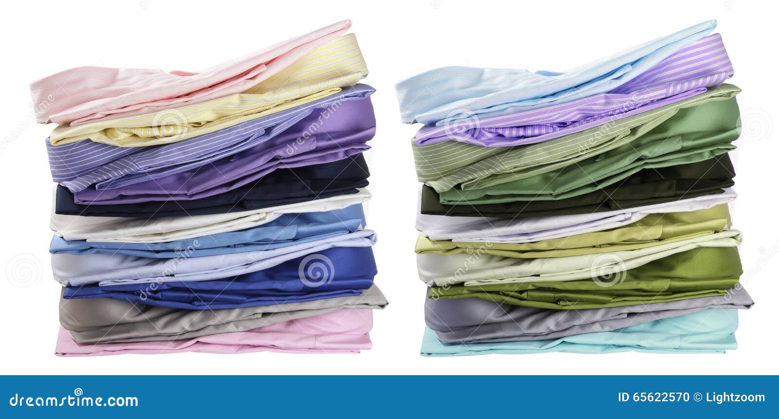 Stacks of Business Shirts stock photo. Image of smart - 65622570