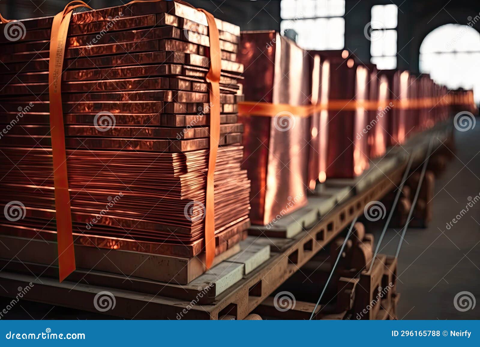 Stacks Of Copper Coins In A Row Isolated On White Stock Photo ...