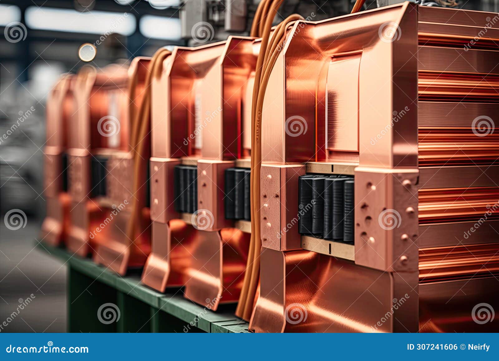 Stacks Of Copper Coins In A Row Isolated On White Stock Photo ...