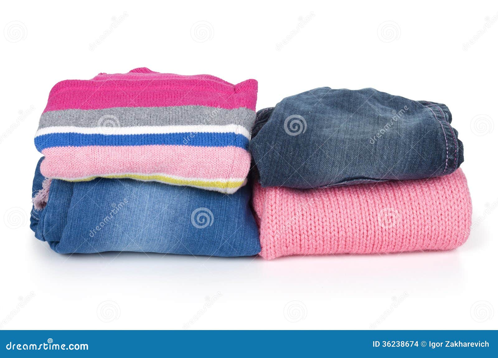 Stacks of clothing stock photo. Image of colorful, stack - 36238674
