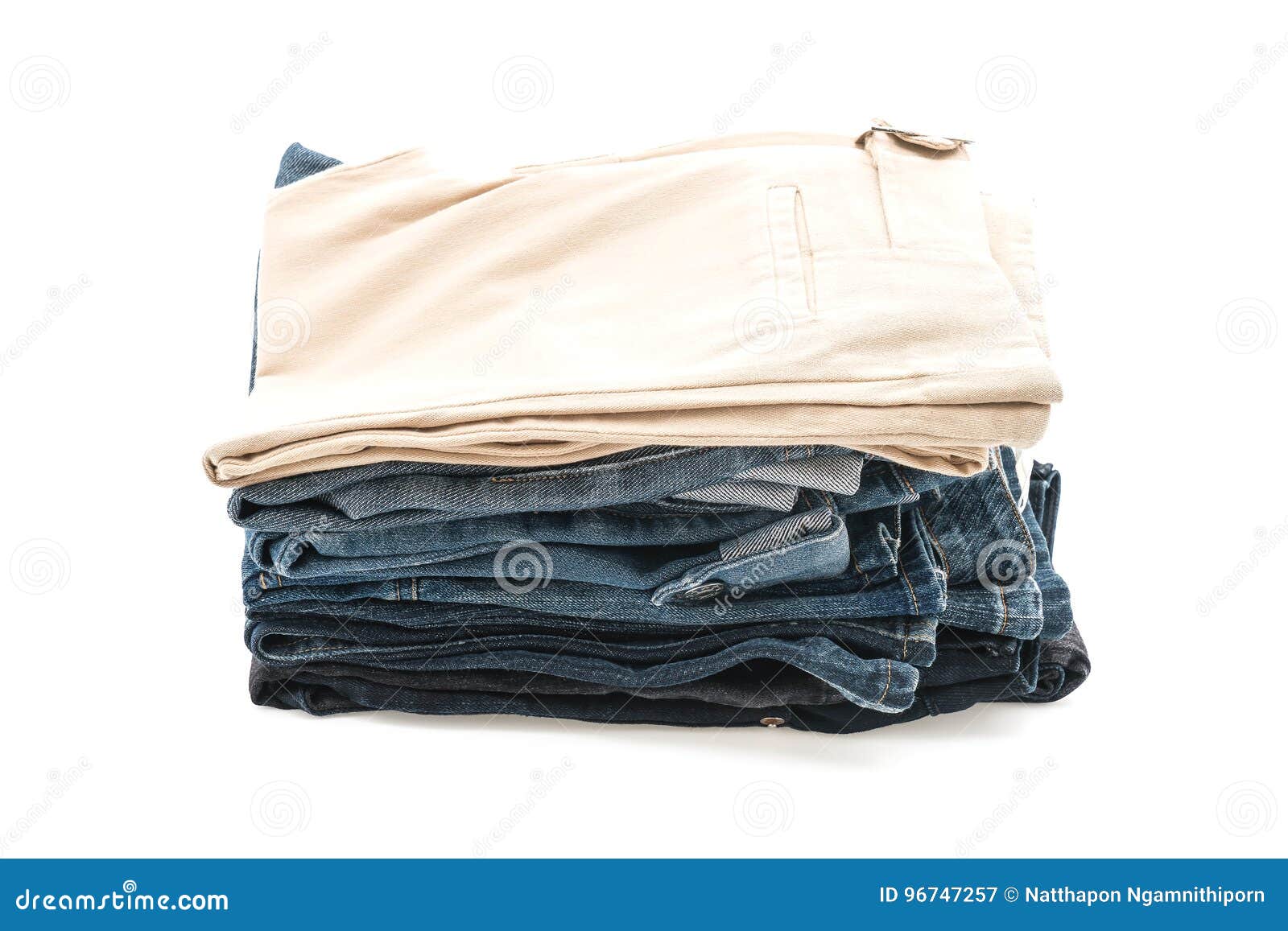 Stacks of Clothing on White Stock Image - Image of garment, colorful ...