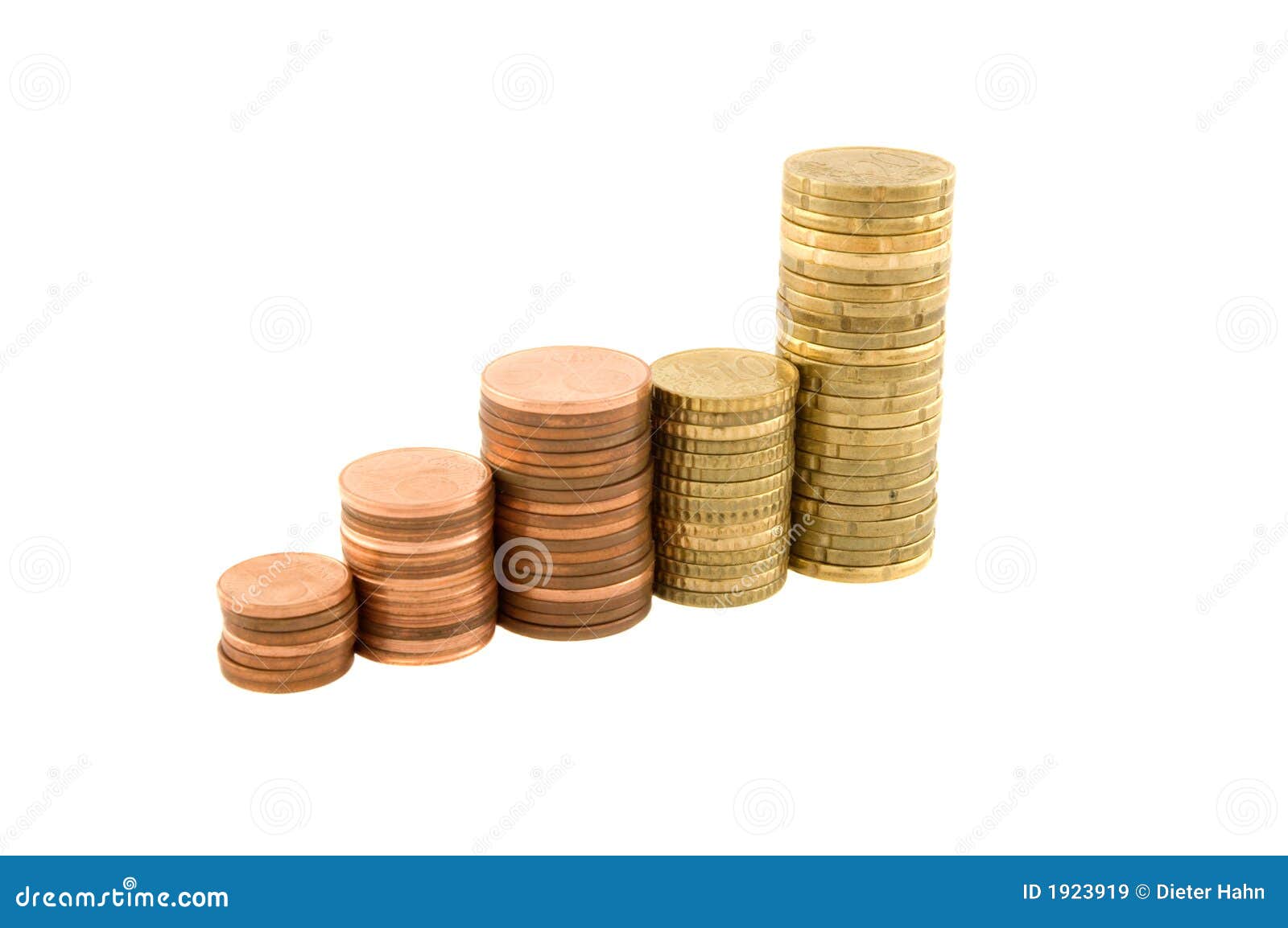 Stacks of coins stock image. Image of currency, business - 1923919