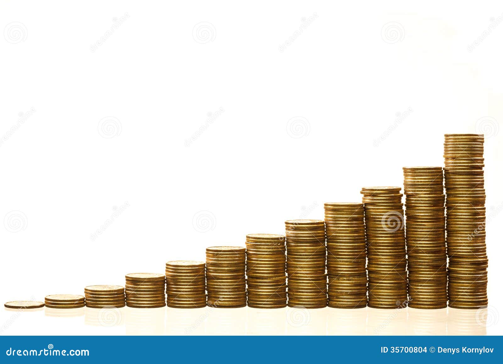 Stacks of coins stock photo. Image of yellow, cash, stack - 35700804