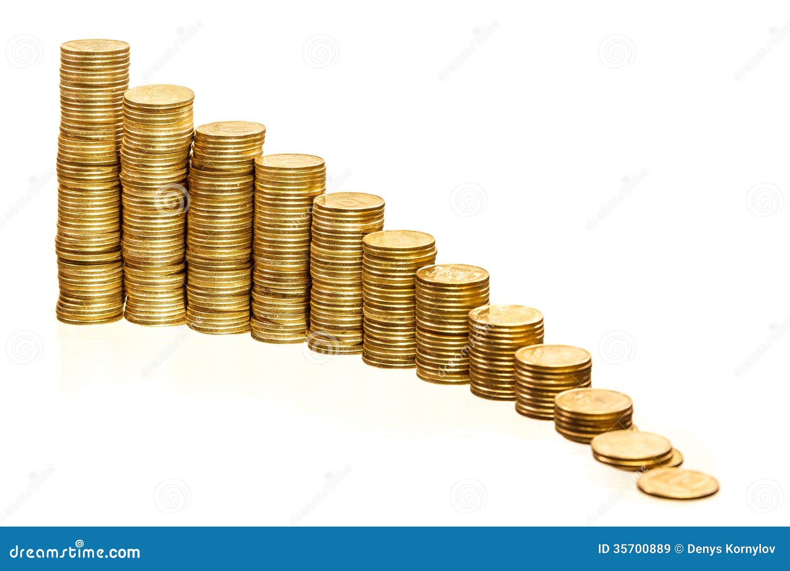 Stacks of coins stock image. Image of financial, finances - 35700889