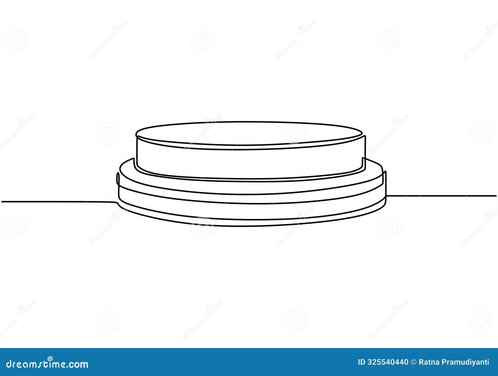 Stacks of Coins Penny Cents. Continuous One Line Drawing Stock Vector ...