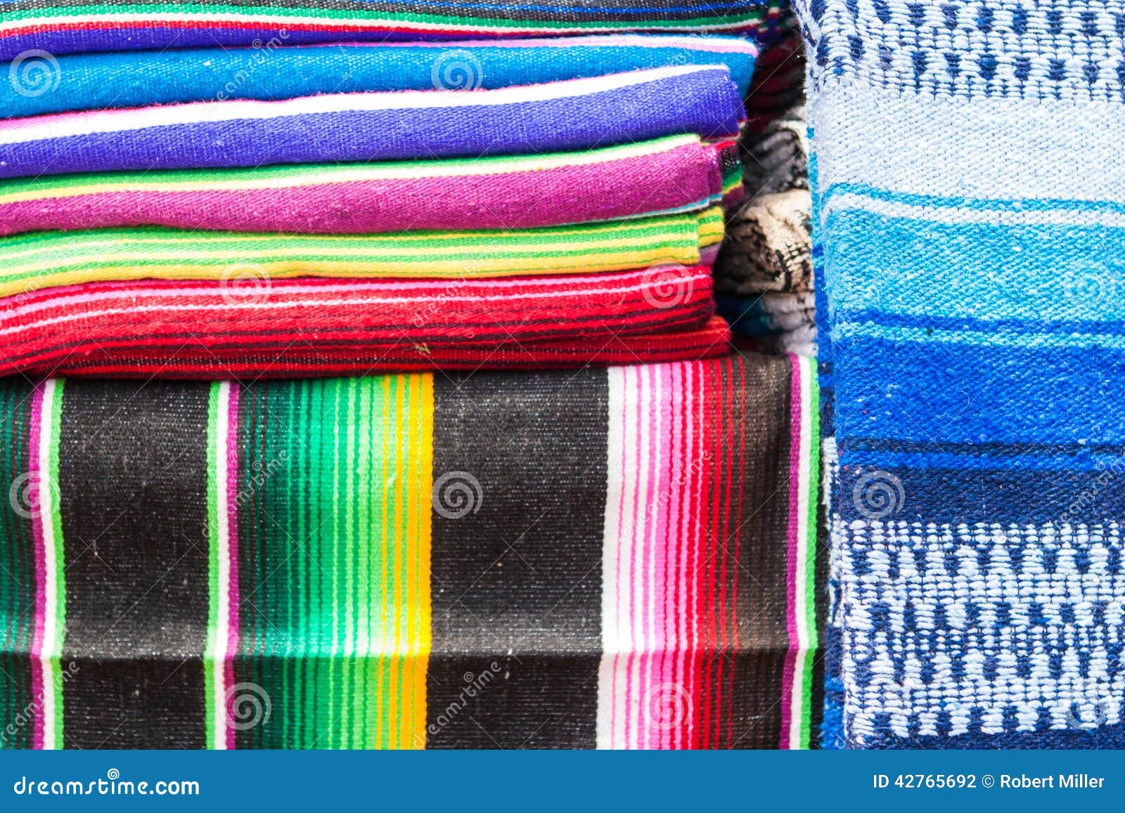 Stacks of colored blankets stock photo. Image of purple - 42765692