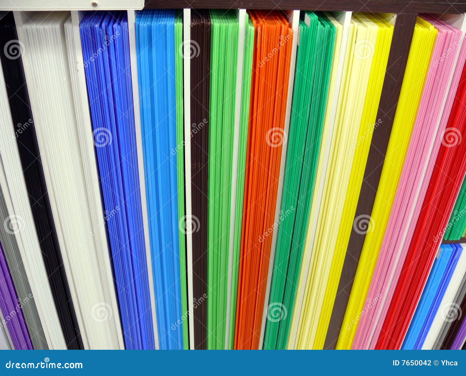 Stacks of coloured boards stock photo. Image of build - 7650042