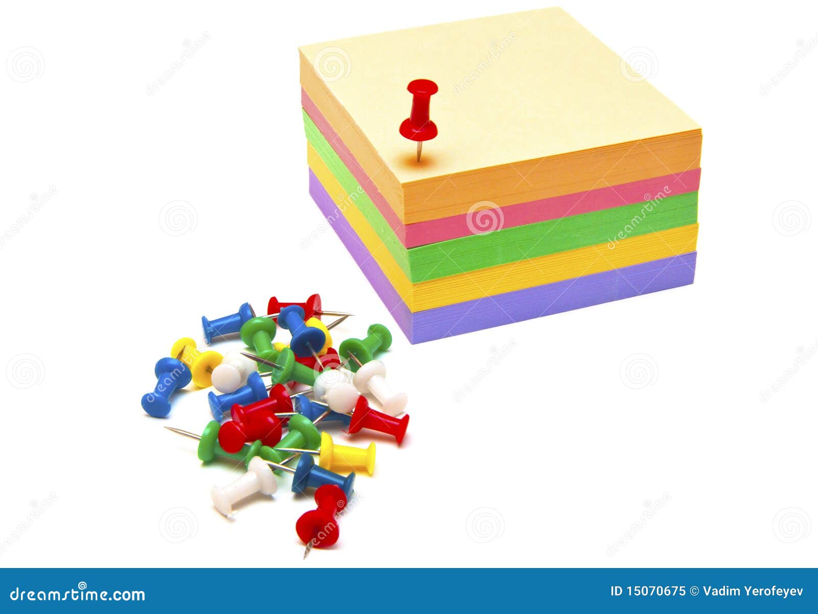 Stacks Colourful Sticky Paper Stock Image - Image of paper, elements ...