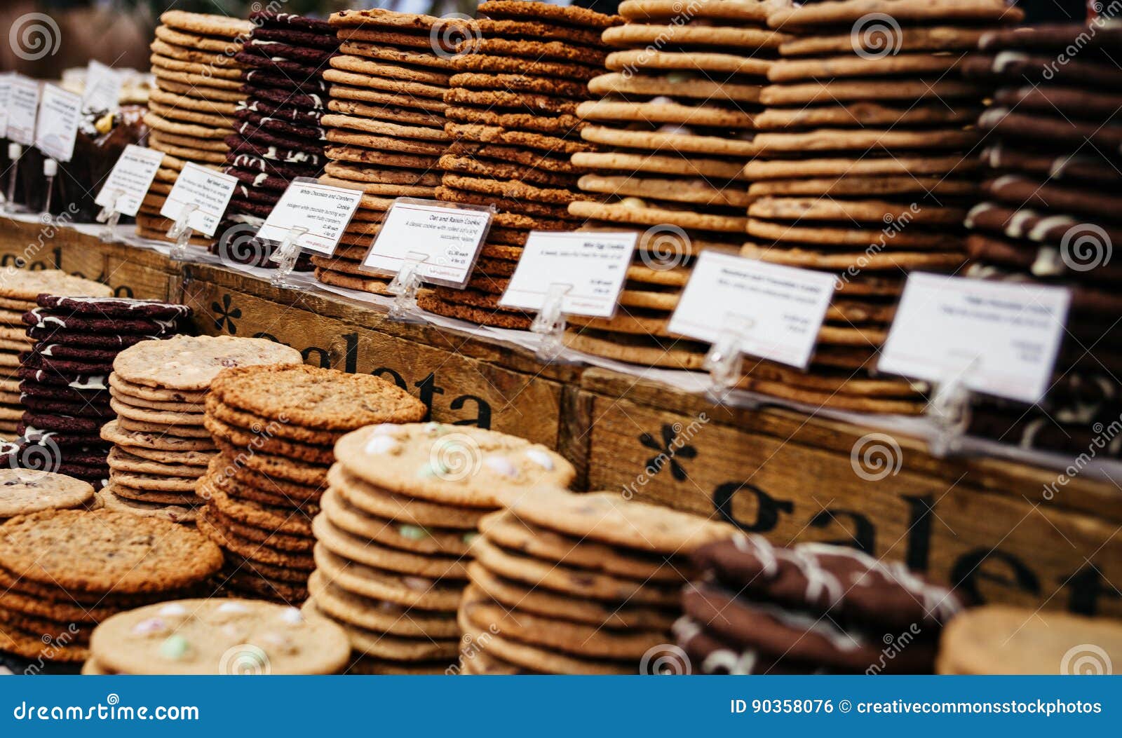 Stacks Of Cookies Picture. Image: 90358076