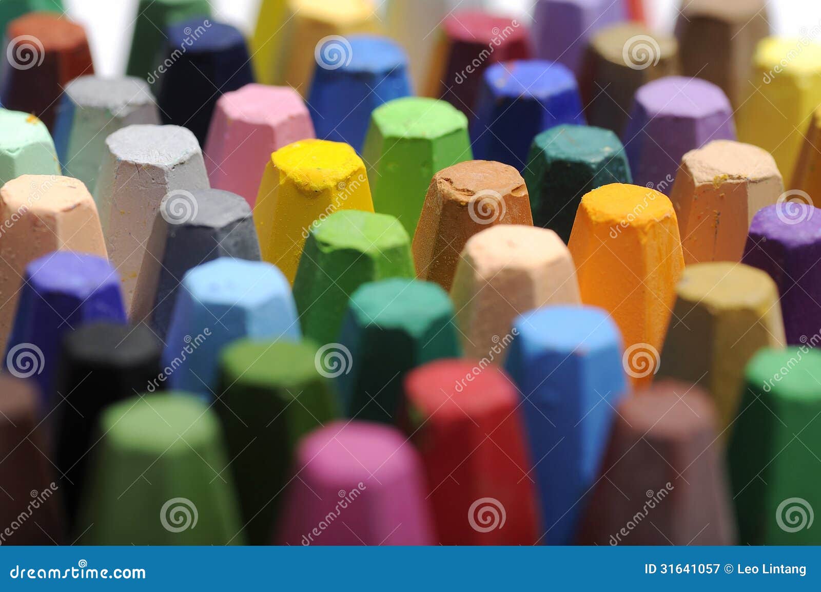 Stacks of Crayon stock image. Image of equipment, group - 31641057