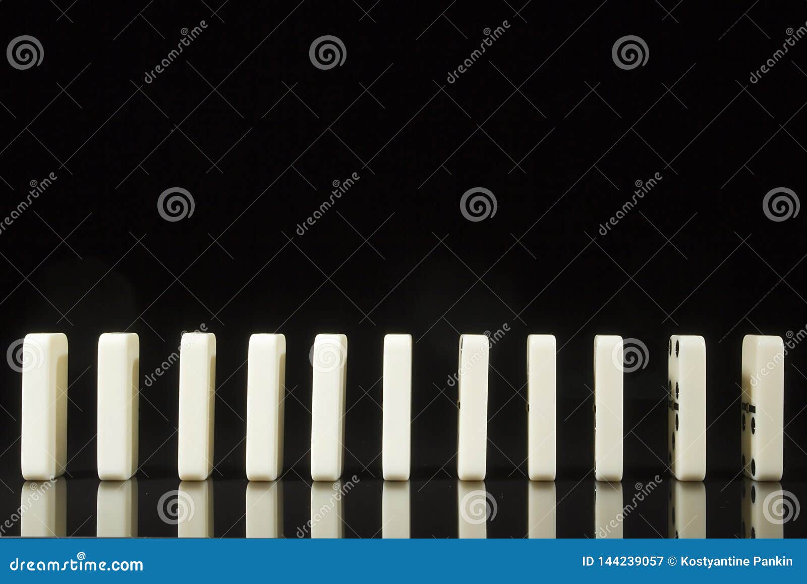 Stacks of Dominoes stock image. Image of background - 144239057