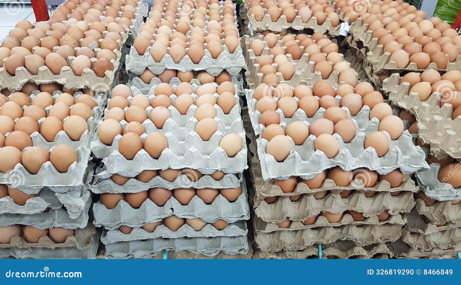 Stacks of Eggs Ready for Your Breakfast.. Stock Photo - Image of ...