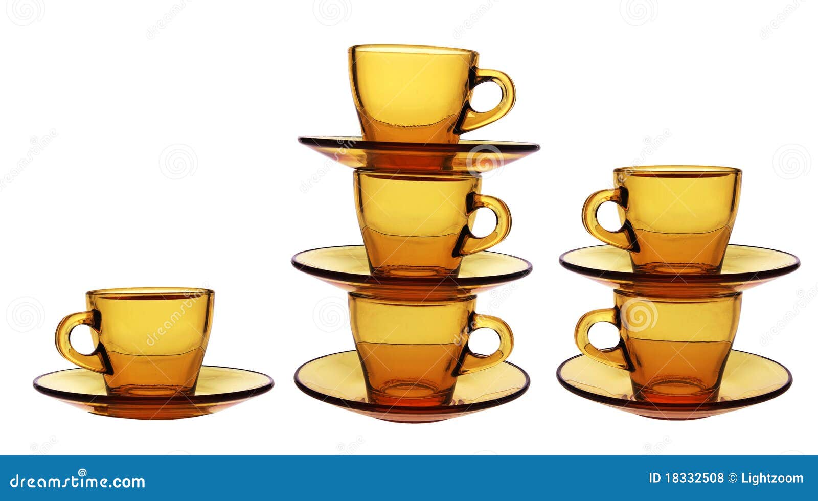 Stacks of Empty Cups stock photo. Image of shot, coffee - 18332508