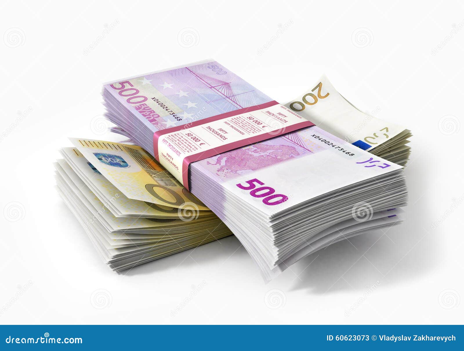 Stacks of Euros money stock image. Image of wealth, savings - 60623073