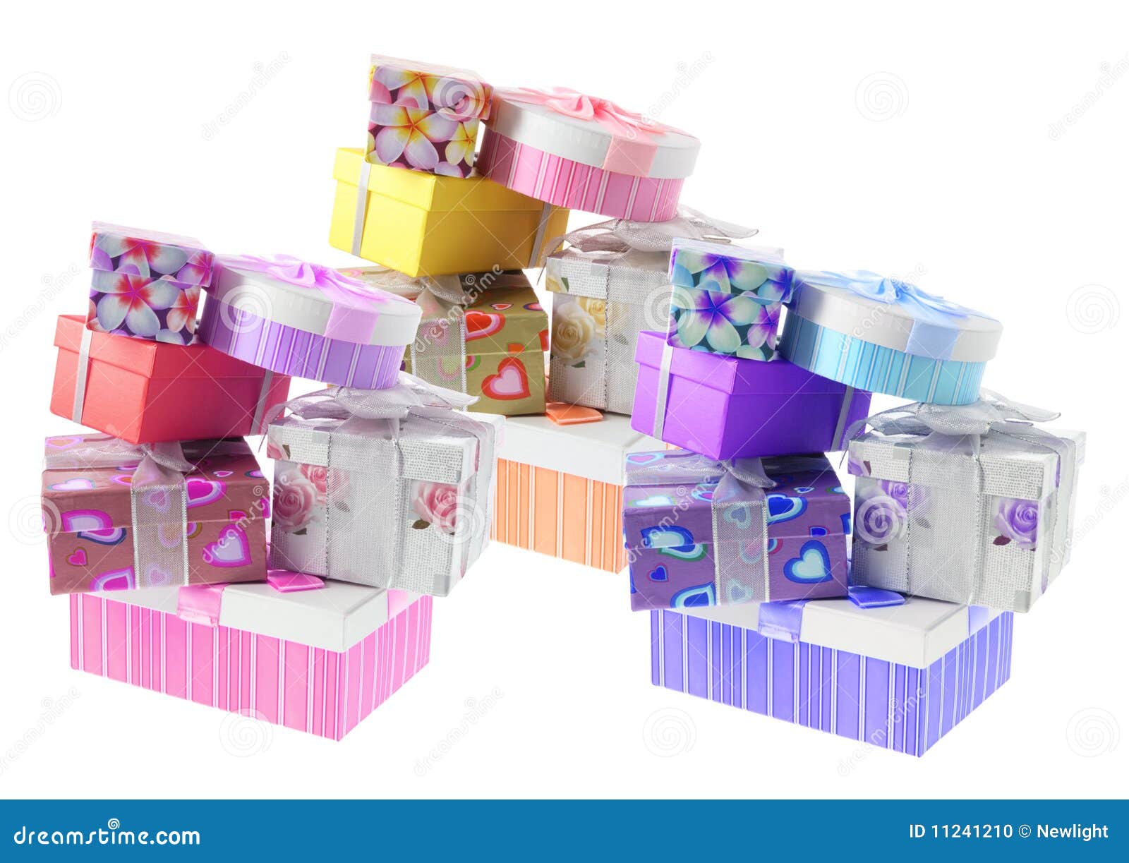 Stacks of Gift Parcels stock photo. Image of giftware - 11241210
