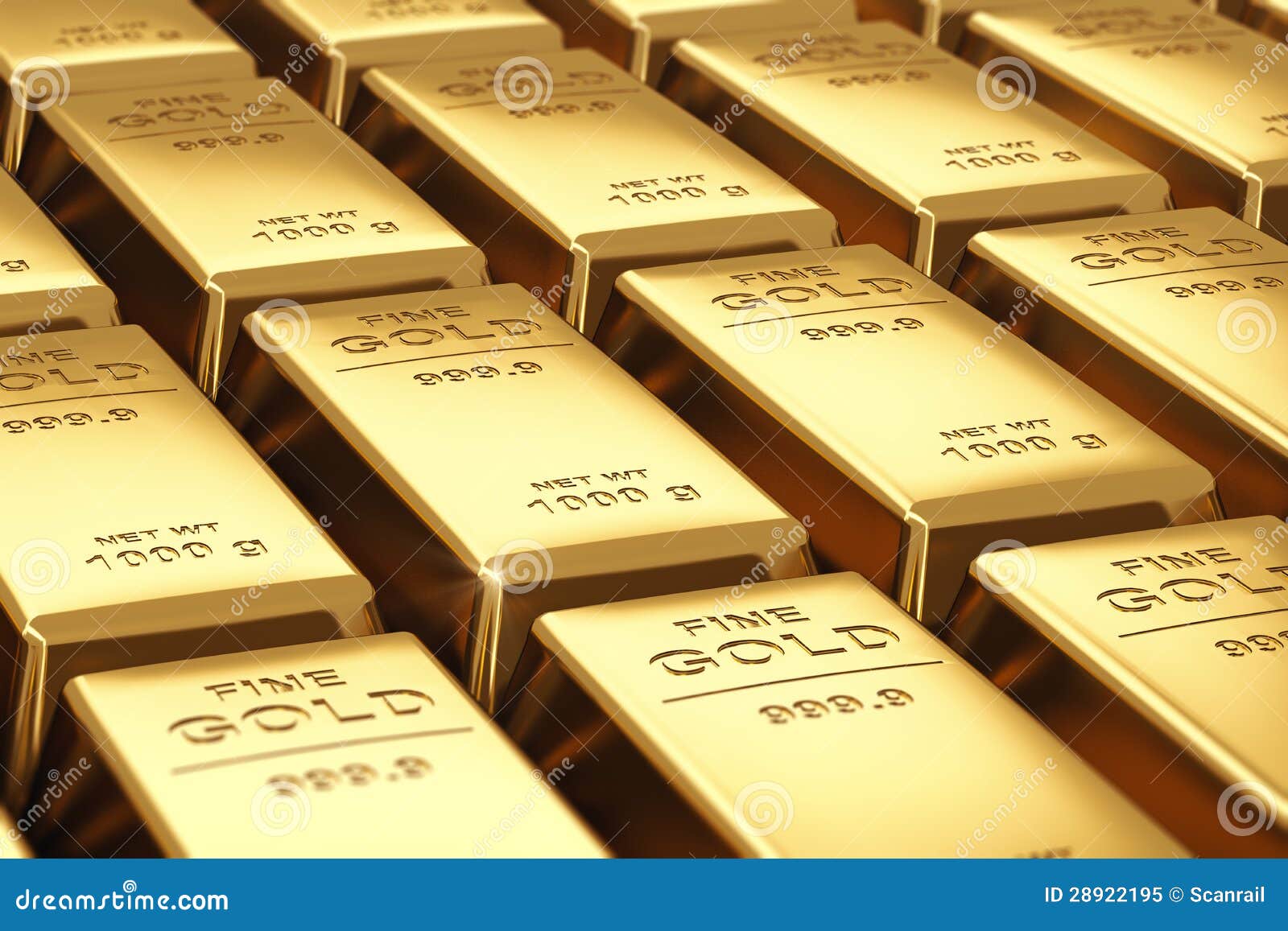Stacks of gold bars stock illustration. Illustration of bullion - 28922195
