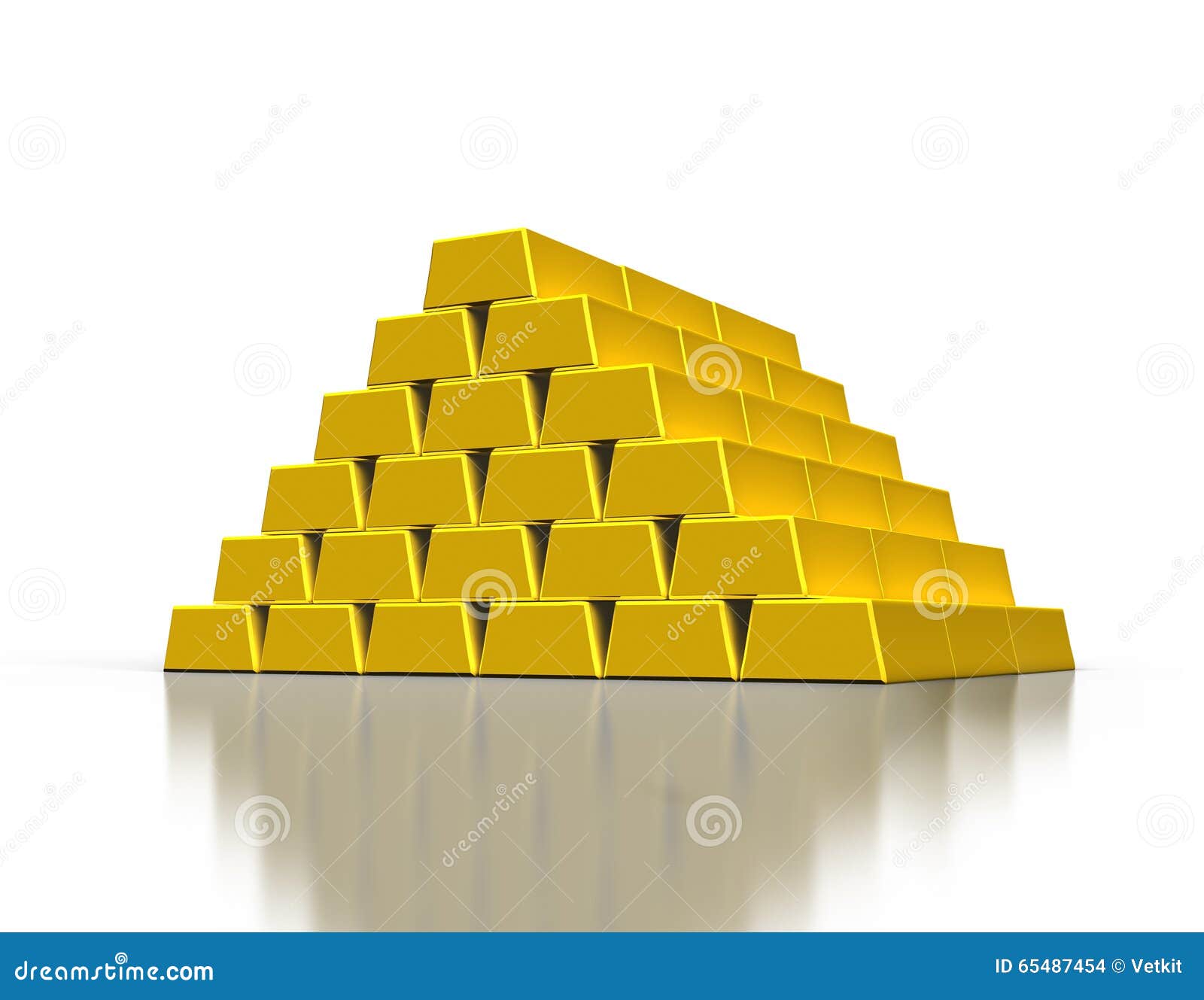 Stacks of gold ingots stock illustration. Illustration of kilo - 65487454
