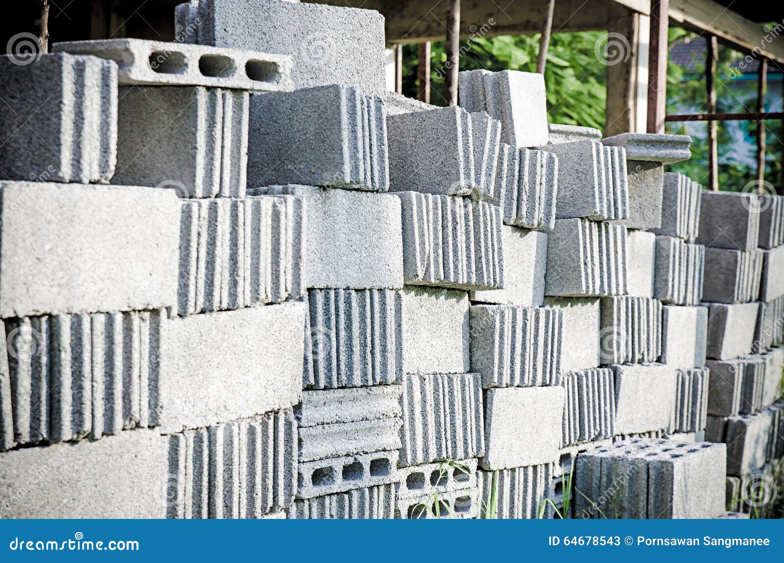 Stacks of Interlocking Stones Stock Image - Image of home, interlock ...