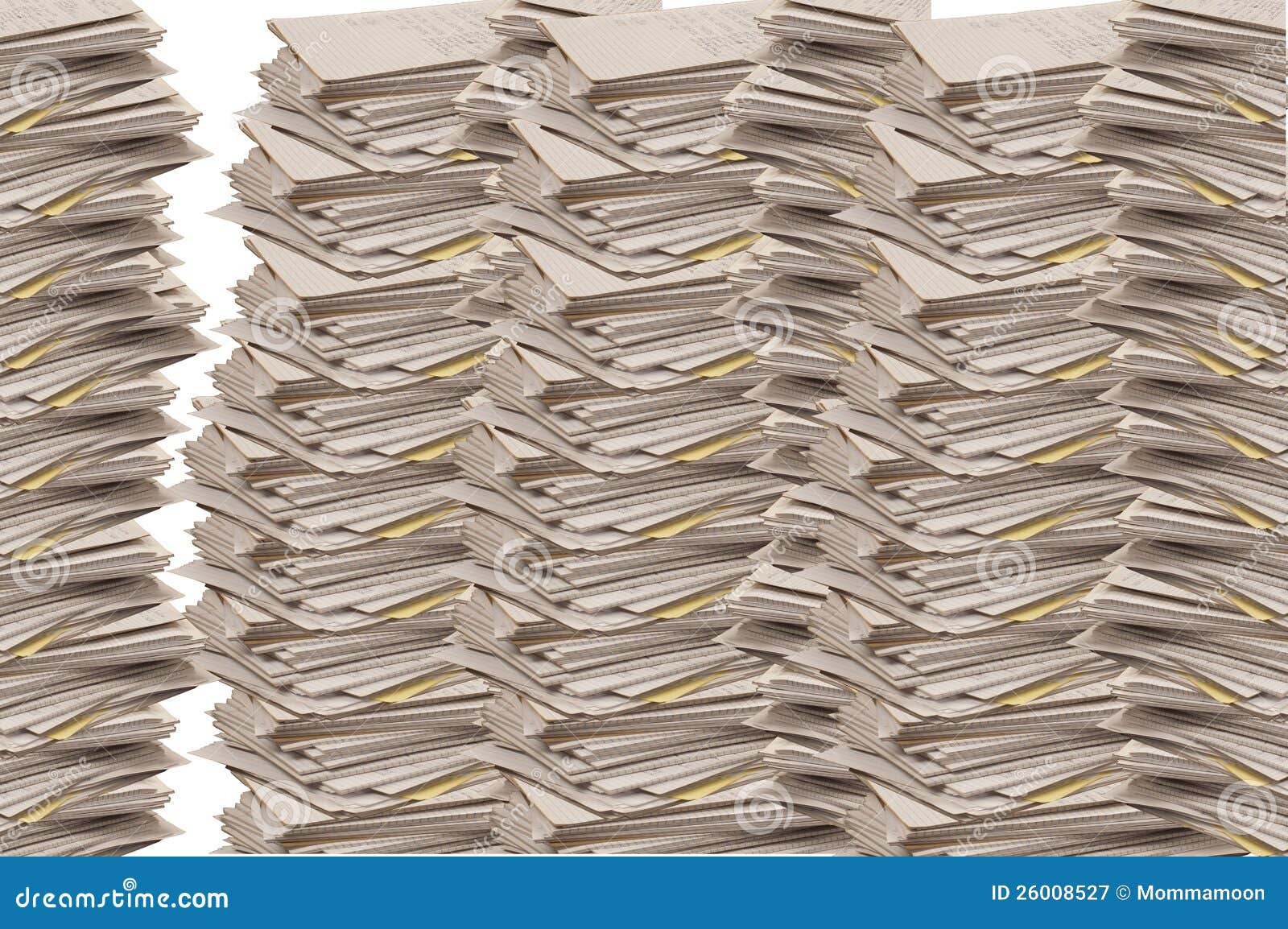 Stacks of Lined Paper Tablets Stock Image - Image of concept, tablets ...