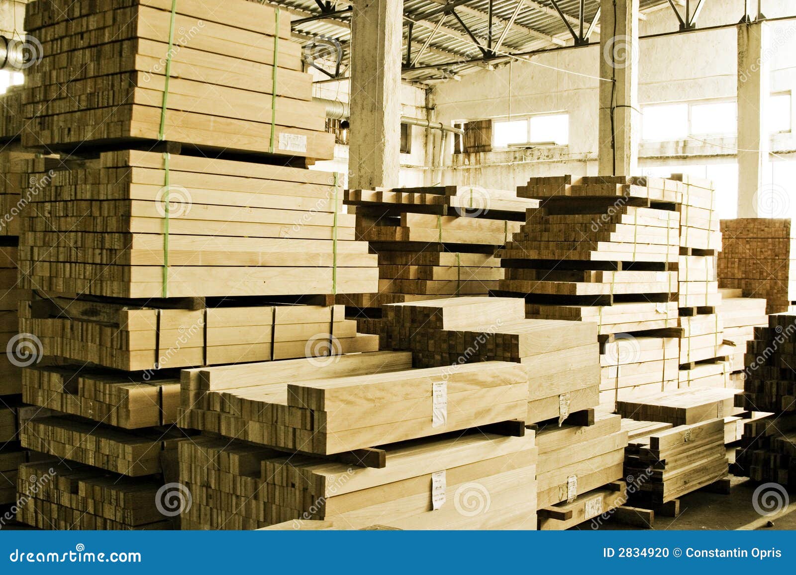 Stacks of lumber stock photo. Image of stacked, center - 2834920