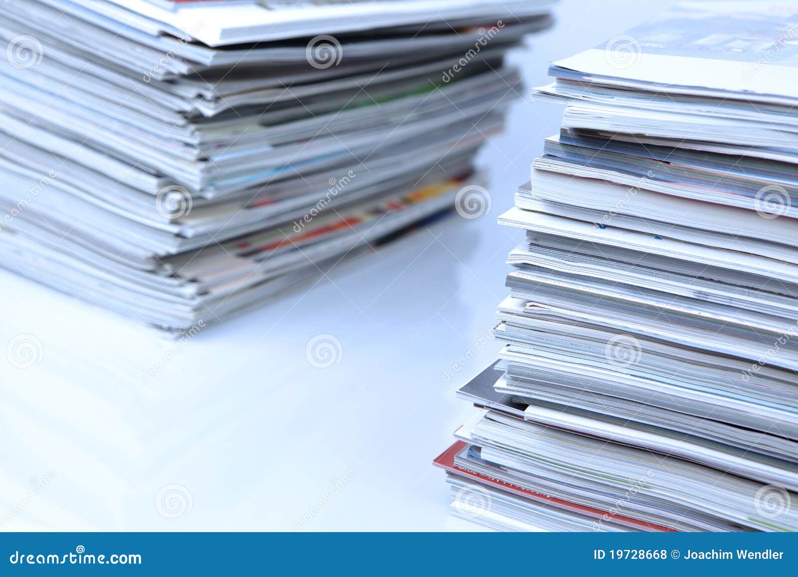 Stacks of magazines stock photo. Image of entertainment - 19728668